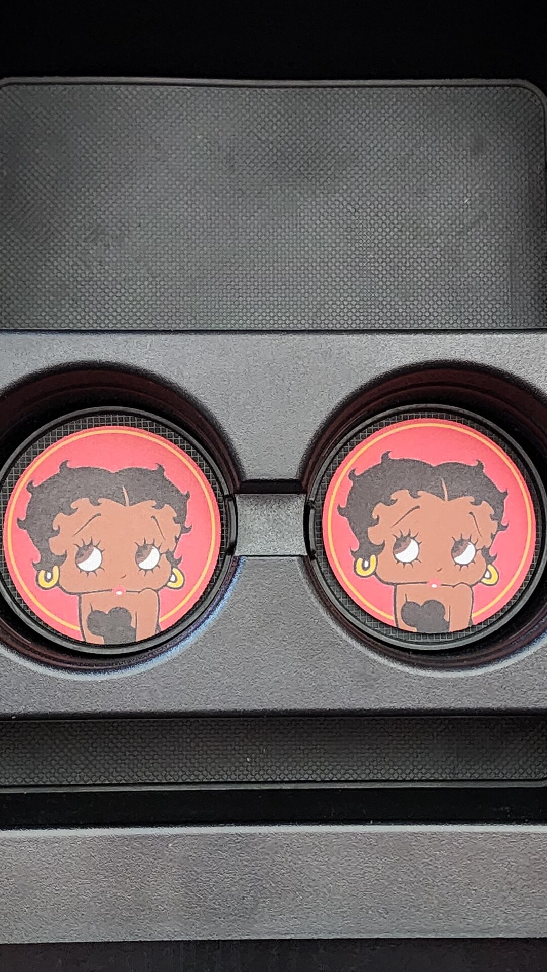 Betty Boop Decor , Neoprene Car Coasters,car Accessories,car Decor, Car ...
