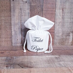 Toilet Paper Cover, White Spare Tissue Roll, Spare Tissue Cover ...