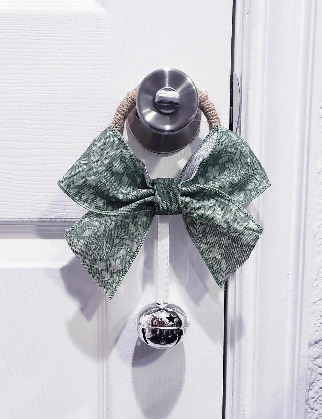 Spring Floral Decor, Spring Decor, Door Knob Hanger, Spring Door Decor ...