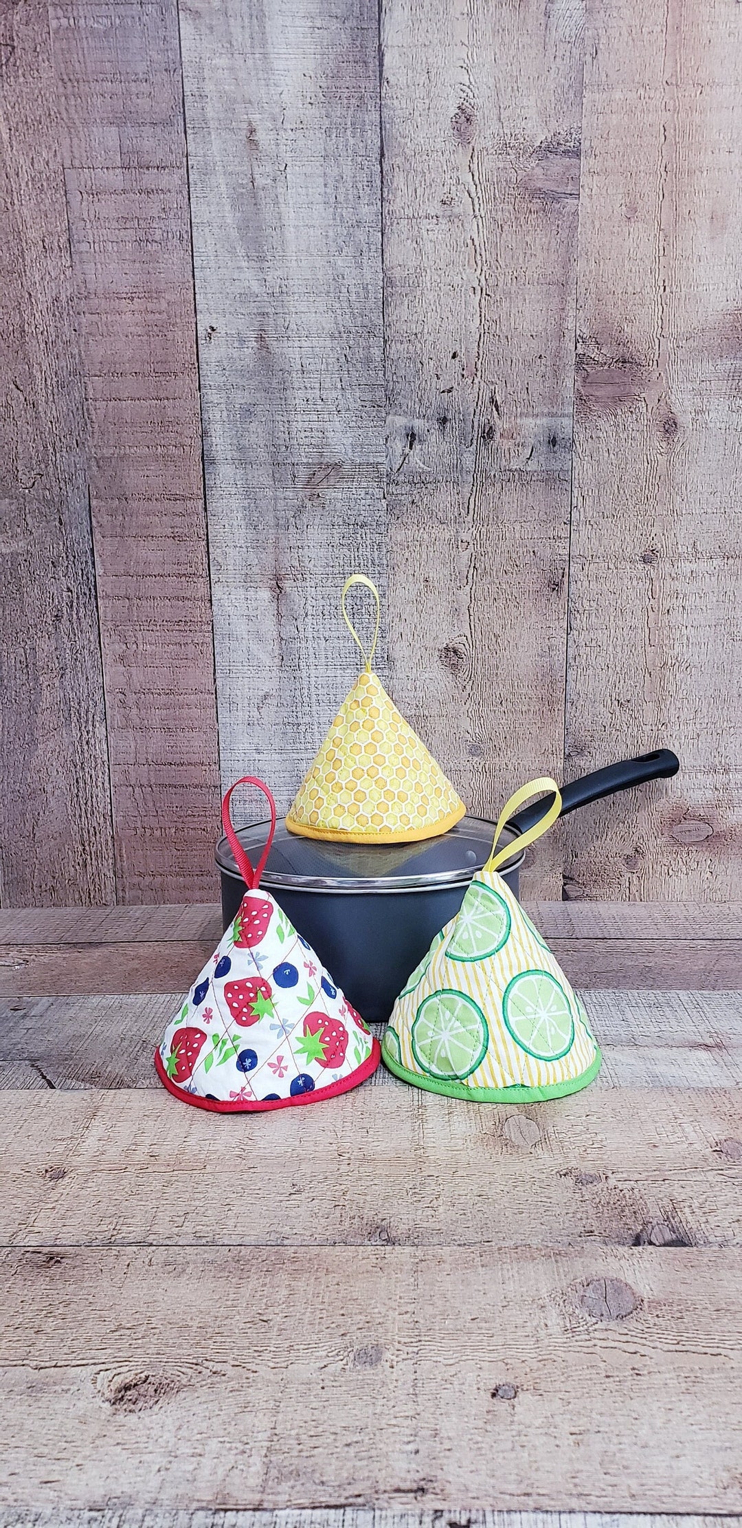 Set of 2,quilted Japanese Pot Lid Holder, Pot Holder,hot Pot Lid Holder ...