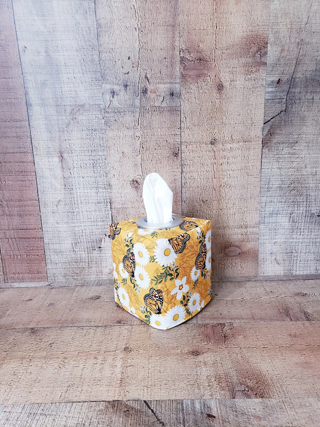 Yellow Tissue Box Cover,butterfly Tissue Box Cover, Butterfly ...