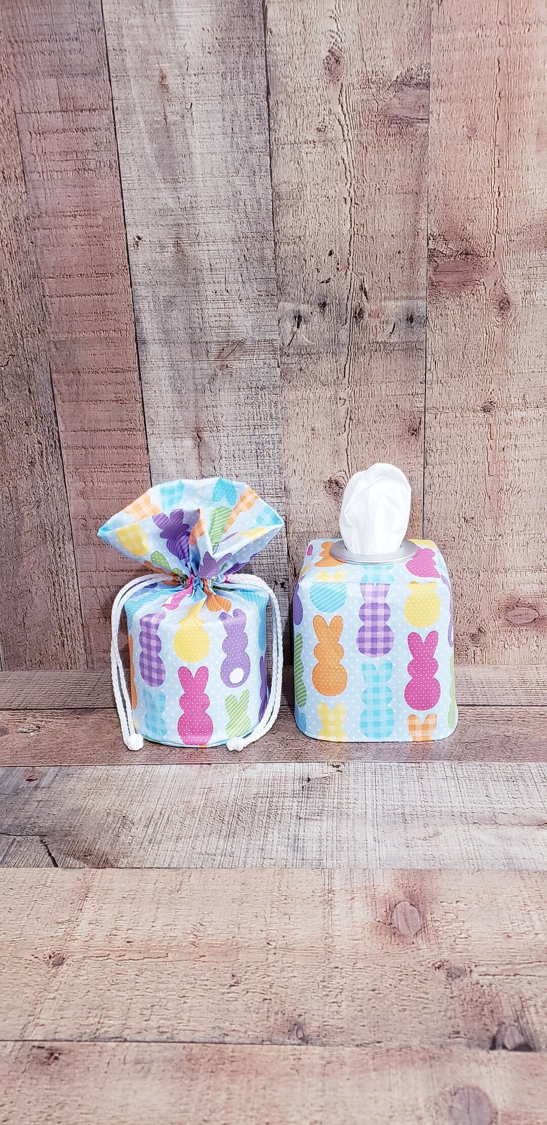 Easter Bunnies, Easter Decor, Tissue Box Cover, Toilet Paper Cover ...