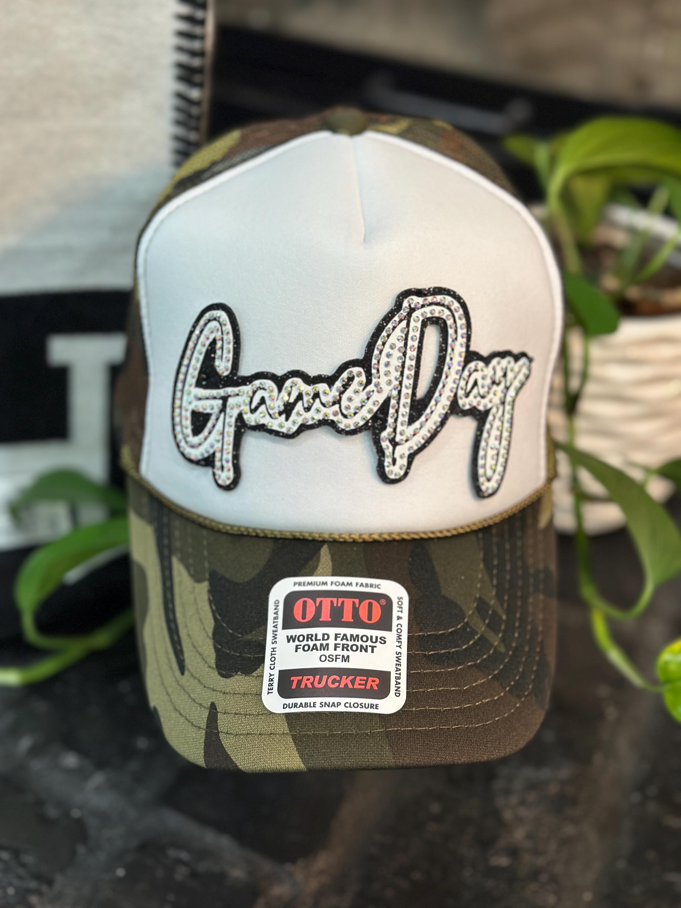 Super Cute Otto Brand Camouflage Print “game Day” Trucker Hat - Etsy