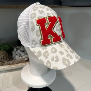 One of a Kind Infinity Her Brand Adjustable Snow Leopard Hat With KC on ...