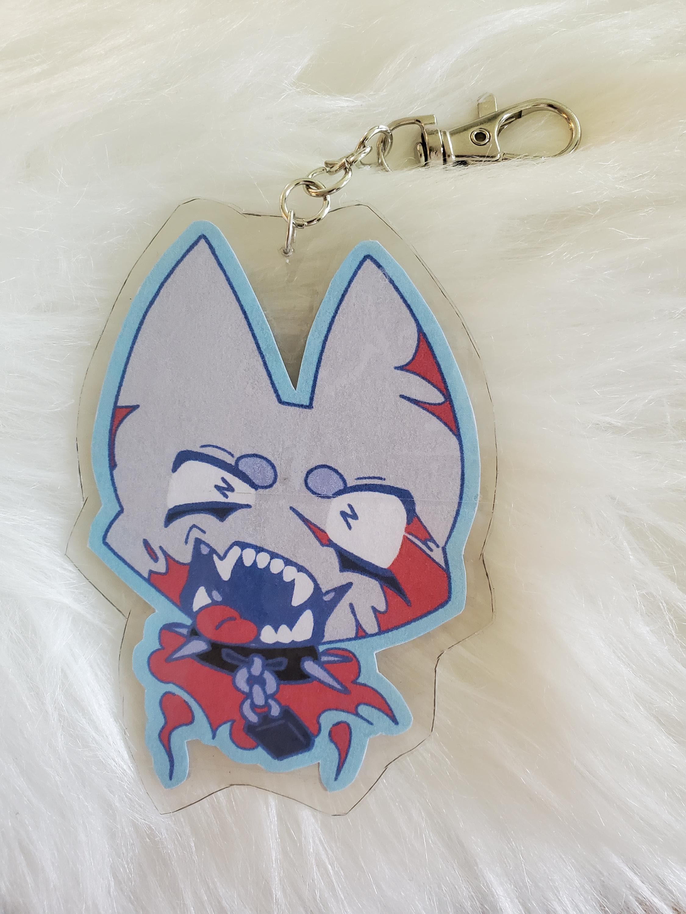 Silly Cat Femtanyl Keychain - Etsy