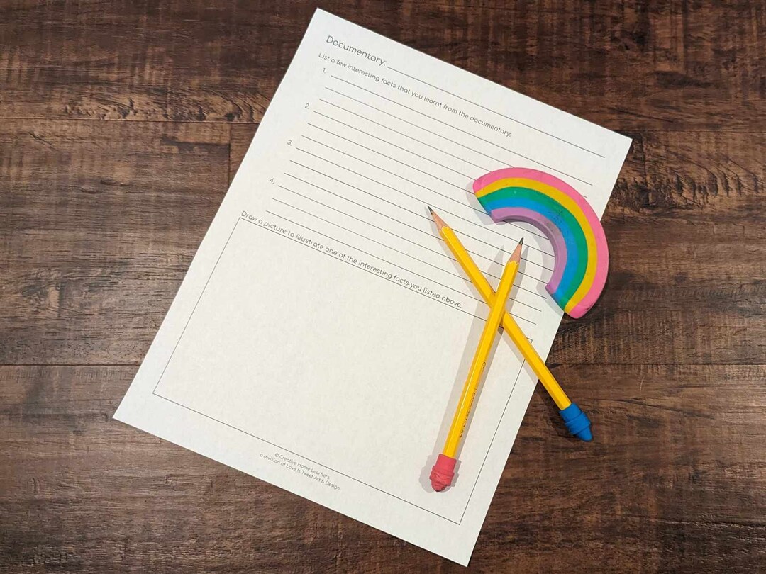 Documentary Fact Sheet | Science Lesson (digital Worksheet Printable ...
