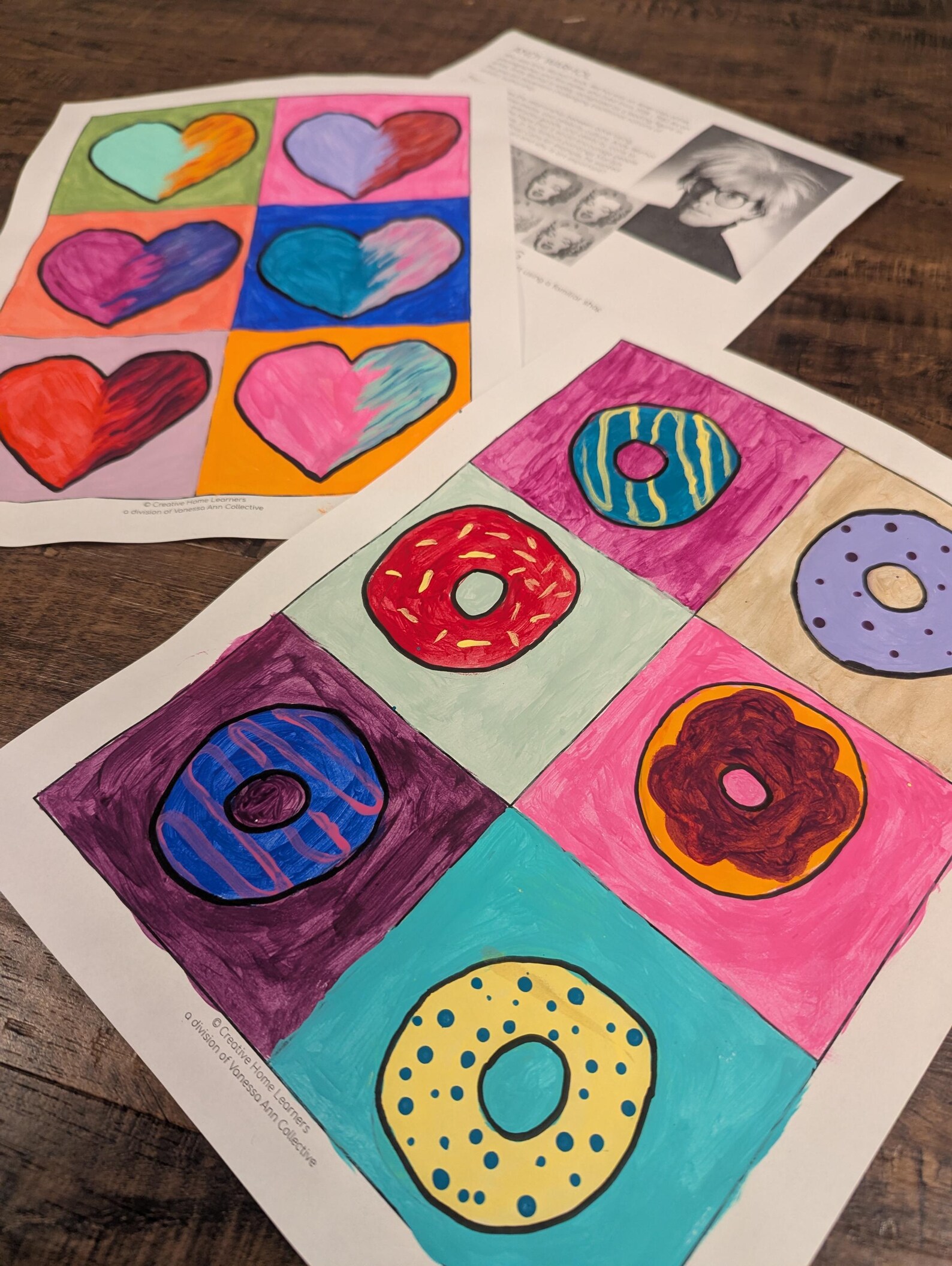 Andy Warhol Pop Art | Children's Art Tutorial (digital Worksheet ...
