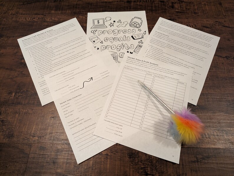 Child Entrepreneur Starting a Handmade Business Workbook Homeschool ...