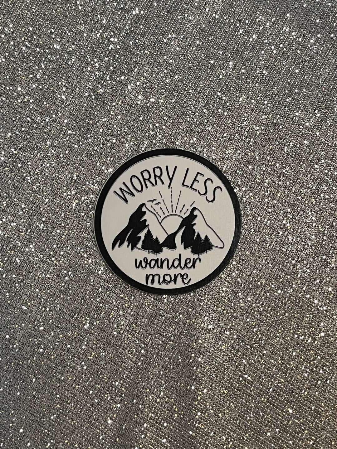 Worry Less, Wander More Sticker | Waterproof Vinyl Sticker | Laptop ...