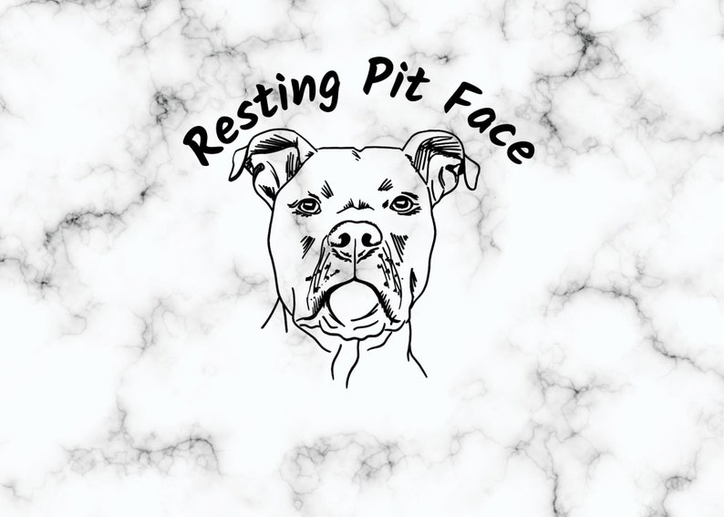 Resting Pit Face PNG / JPEG, Pitbull PNG, descarga instantánea - Etsy ...