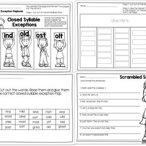 Phonics Foundations Level 2 Unit 3 Phonics Word Work Packet, Phonics ...