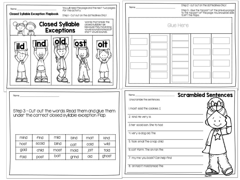 Phonics Foundations - Level 2 Unit 3 Phonics Word Work Packet, Phonics ...