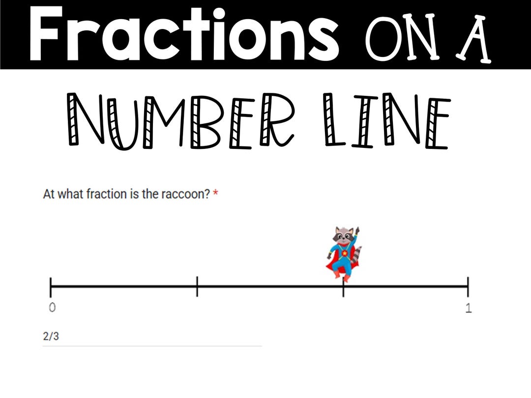 Fractions on a Number Line Video Mini-lesson + Digital Mystery Picture ...