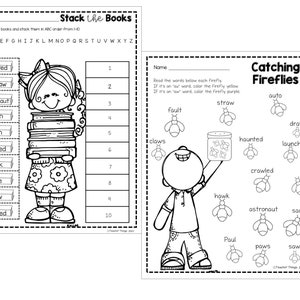 Phonics Foundations - Level 2 Unit 16 Phonics Word Work Packet - Etsy