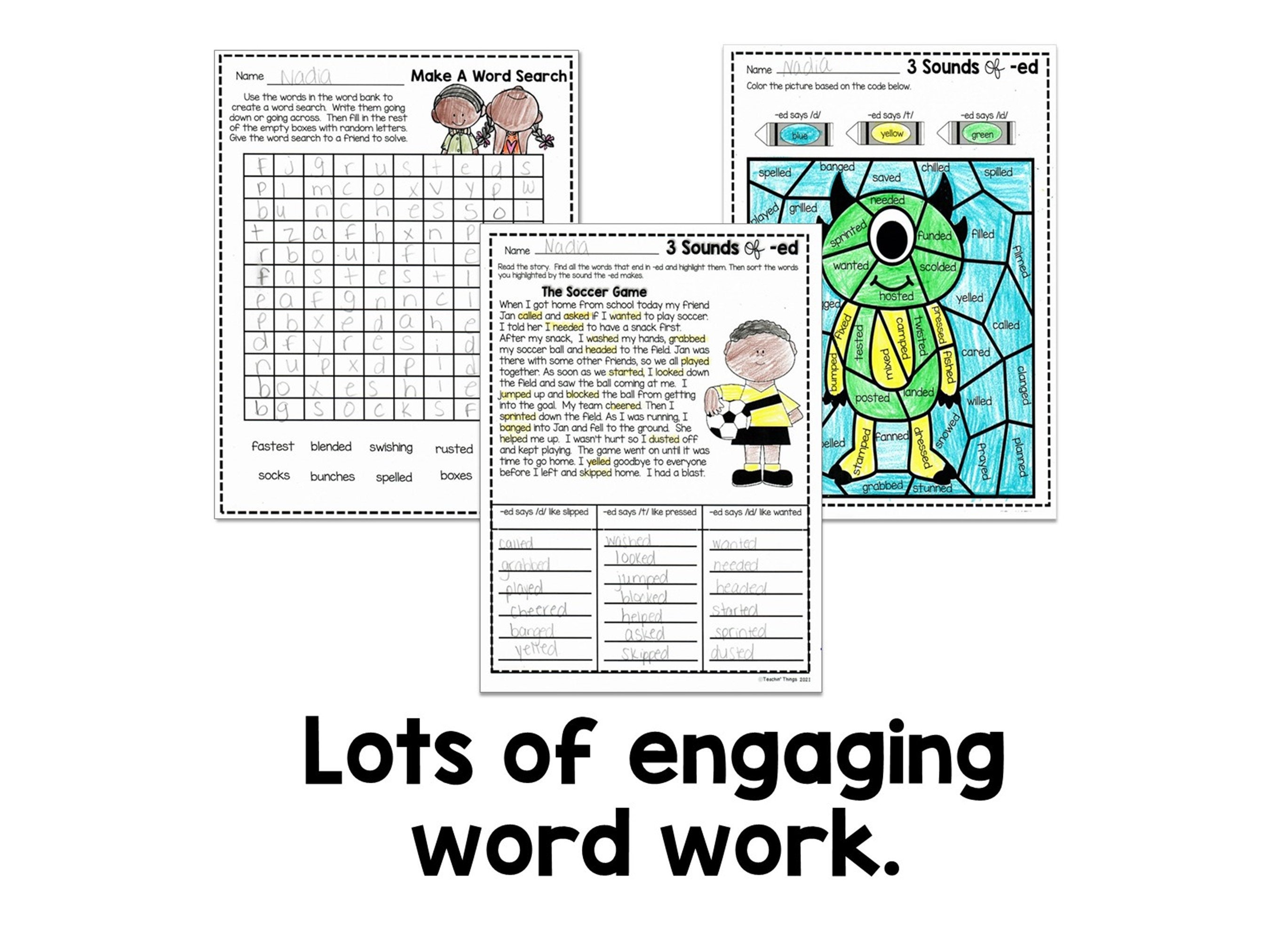 Phonics Foundations - Level 2 Unit 4 Phonics Word Work Packet - Etsy