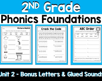 Phonics Foundations - Level 2 Unit 11 Phonics Word Work Packet - Etsy