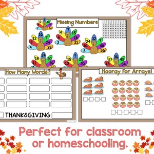 Thanksgiving Digital Activities for Kids - Etsy