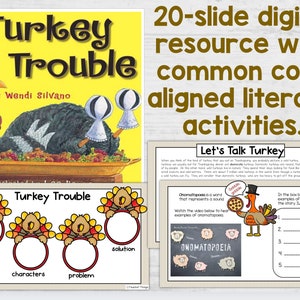 Turkey Trouble Companion Pack - Print and Digital Thanksgiving ...