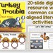 Turkey Trouble Companion Pack - Print and Digital Thanksgiving ...
