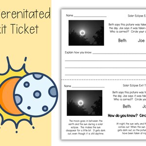 Solar Eclipse Worksheets and Activities, Astronomy for Kids, Science ...
