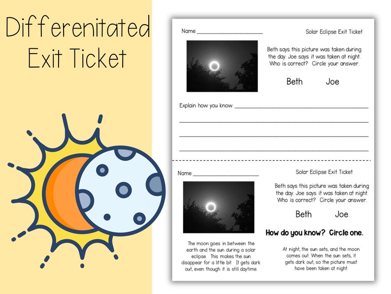 Solar Eclipse Worksheets and Activities, Astronomy for Kids, Science ...