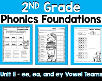 Phonics Foundations - Level 2 Unit 11 Phonics Word Work Packet - Etsy