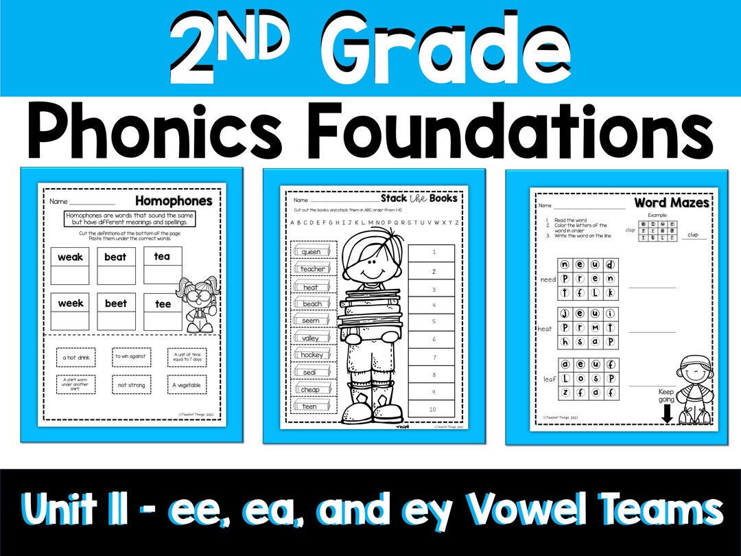 Phonics Foundations - Level 2 Unit 11 Phonics Word Work Packet - Etsy