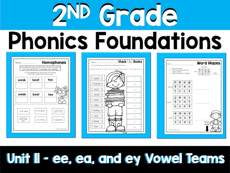 Phonics Foundations - Level 2 Unit 11 Phonics Word Work Packet - Etsy