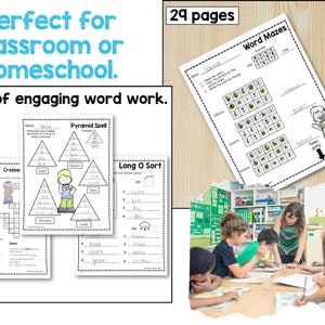 Phonics Foundations - Level 2 Unit 13 Phonics Word Work Packet - Etsy