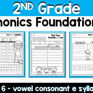 Phonics Foundations - Level 2 Unit 6 Phonics Word Work Packet/vowel ...