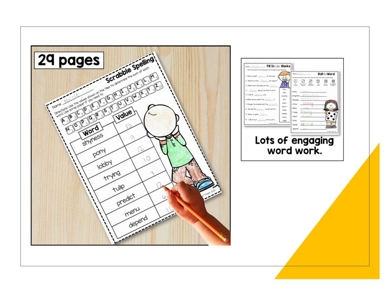 Phonics Foundations Level 2 Unit 7 Word Work Packet - Etsy