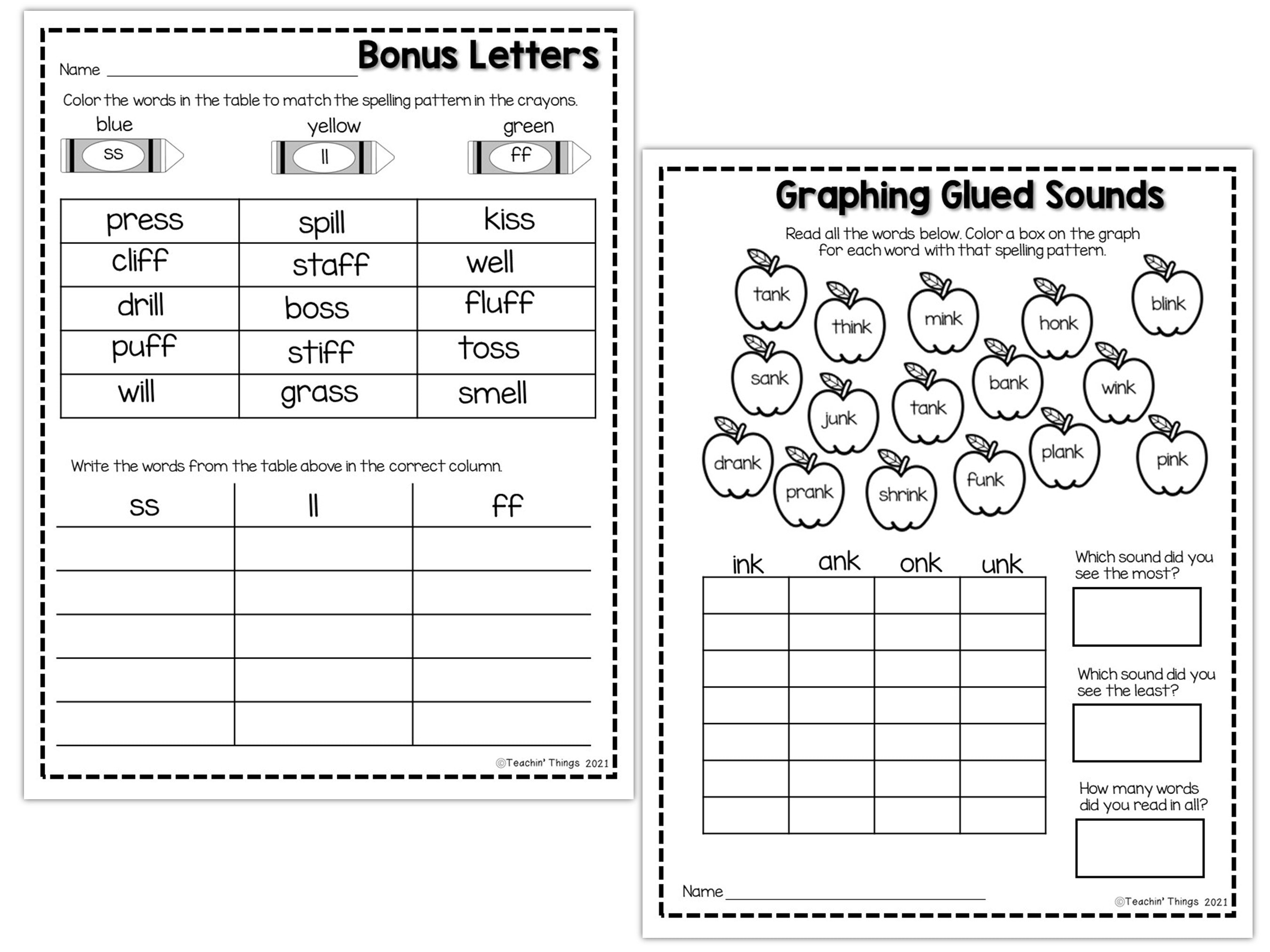 Phonics Foundations Level 2 Unit 2 Phonics Word Work Packet - Etsy