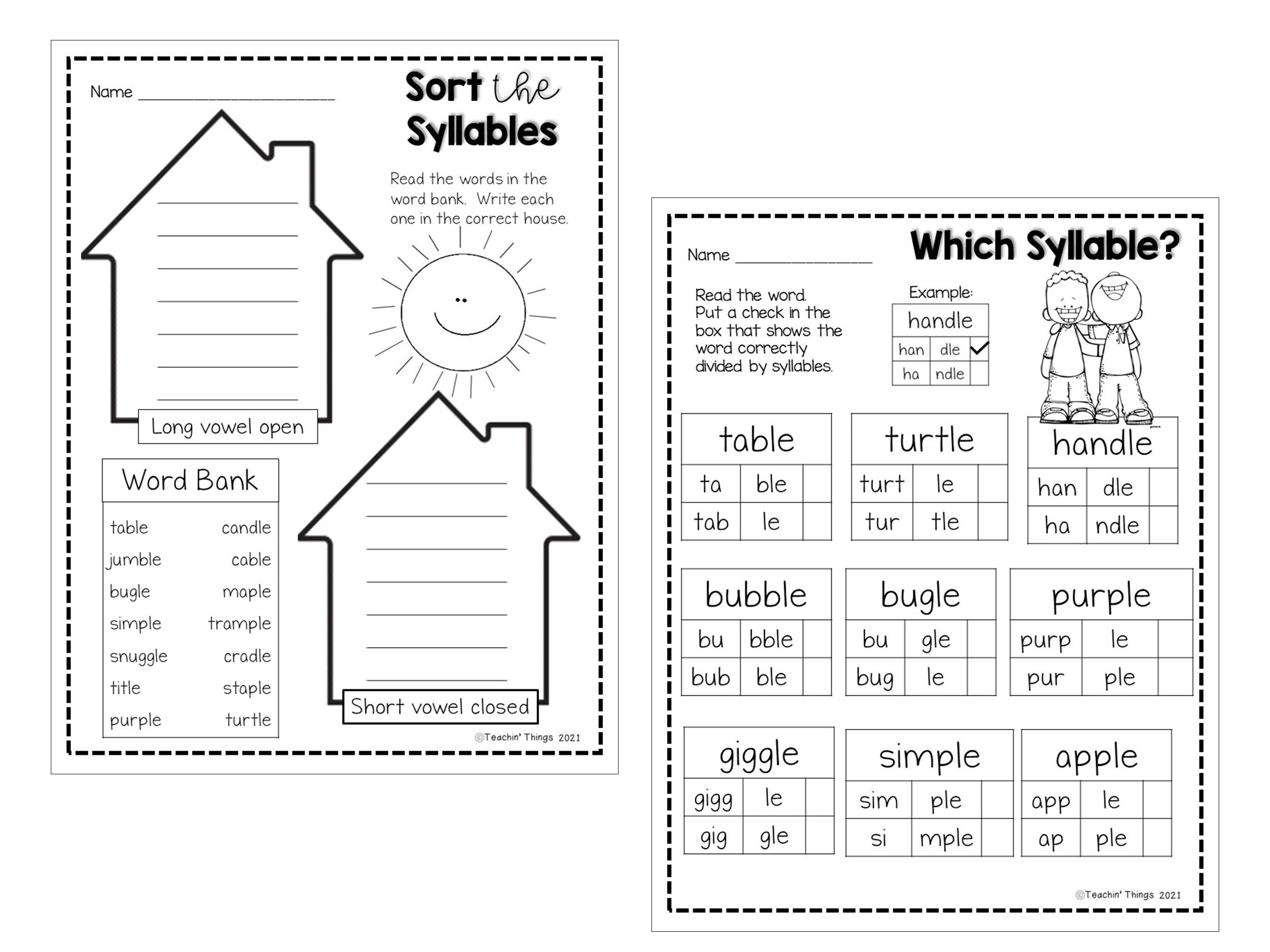 Phonics Foundations - Level 2 Unit 17 Phonics Word Work Packet - Etsy