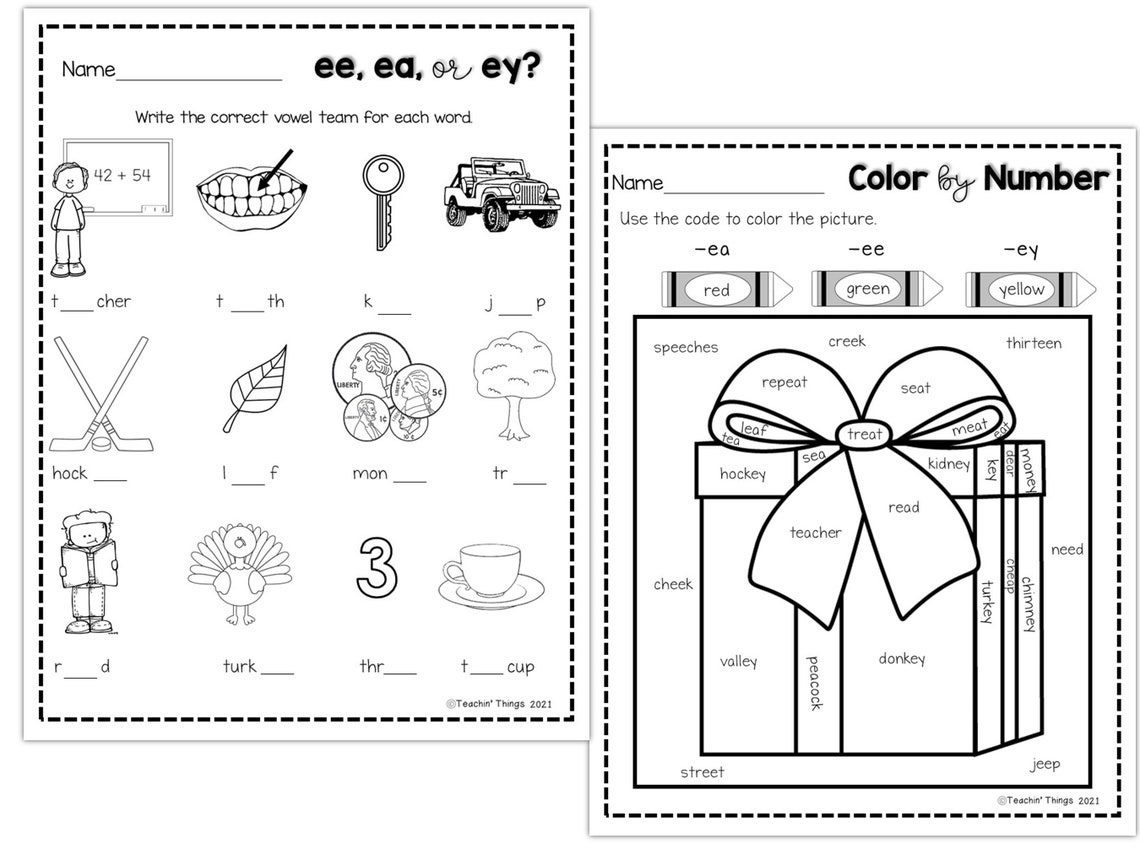 Phonics Foundations - Level 2 Unit 11 Phonics Word Work Packet - Etsy