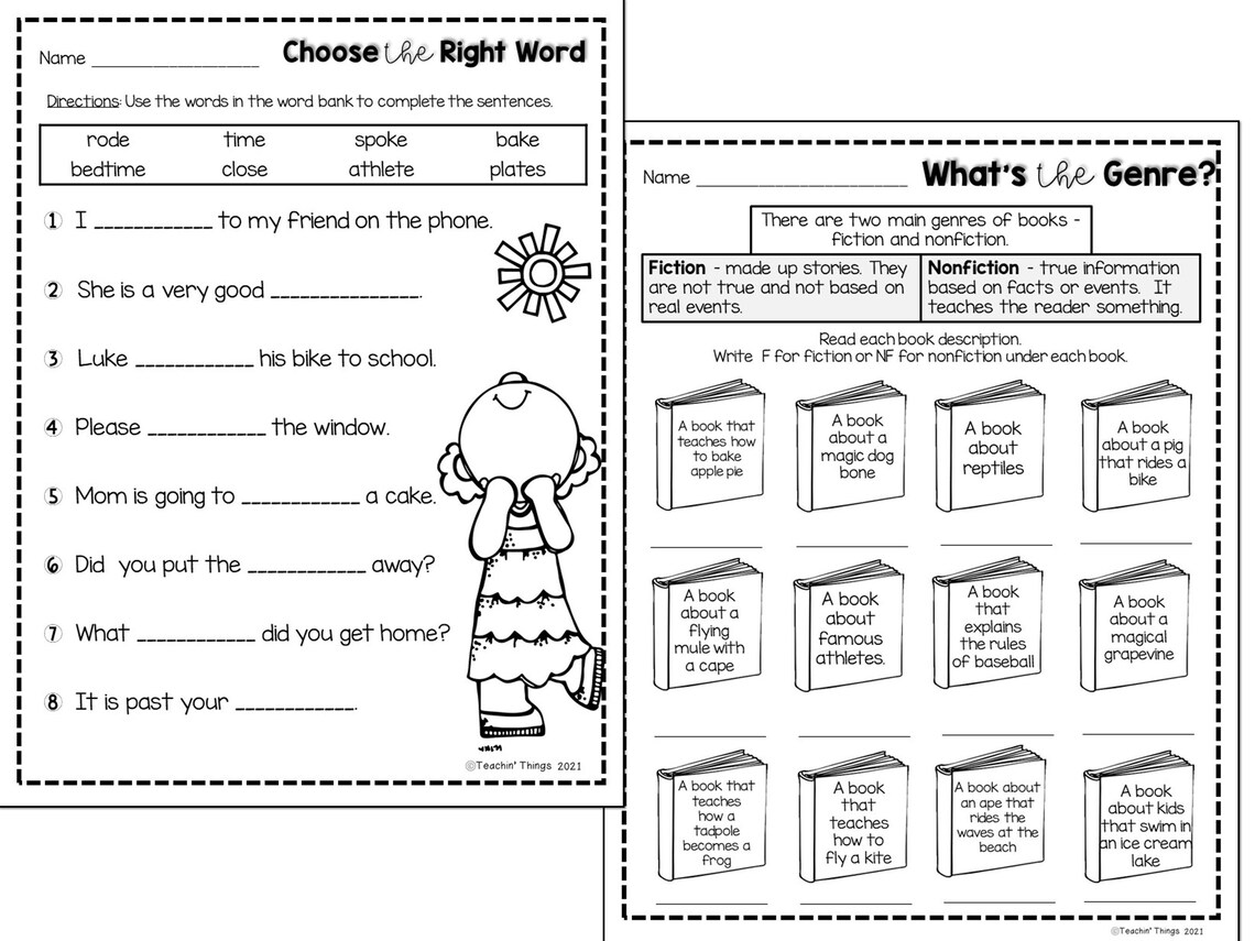 Phonics Foundations - Level 2 Unit 6 Phonics Word Work Packet/vowel ...