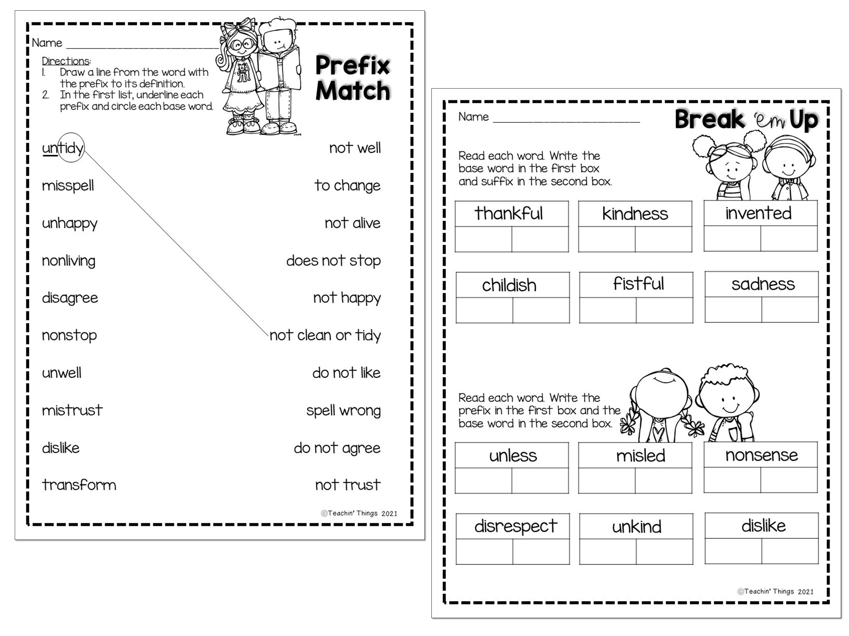 Phonics Foundations Level 2 Unit 7 Word Work Packet - Etsy