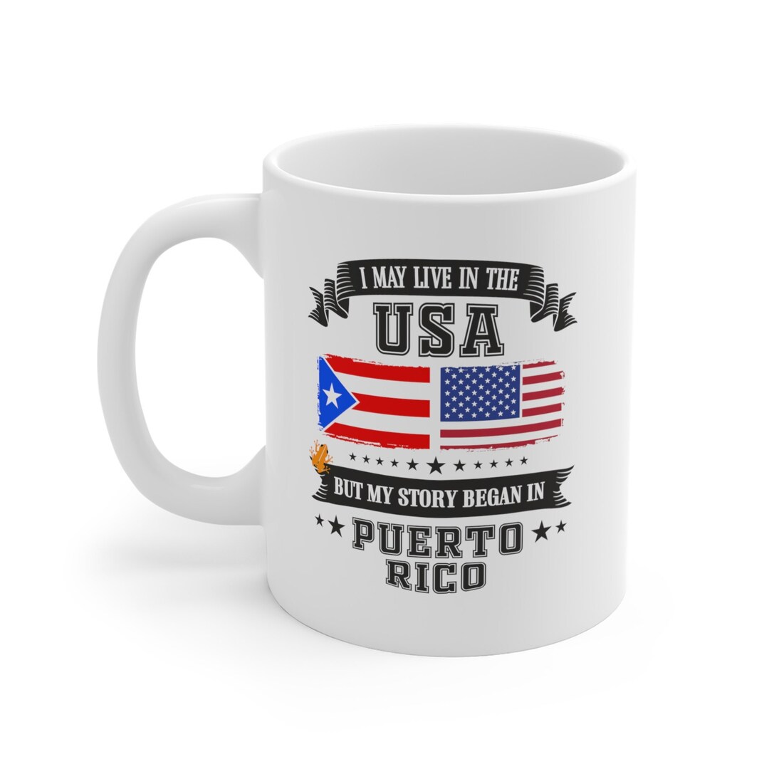 Puerto Rican Boricua Puerto Rico Coffee Mug 11oz - Etsy