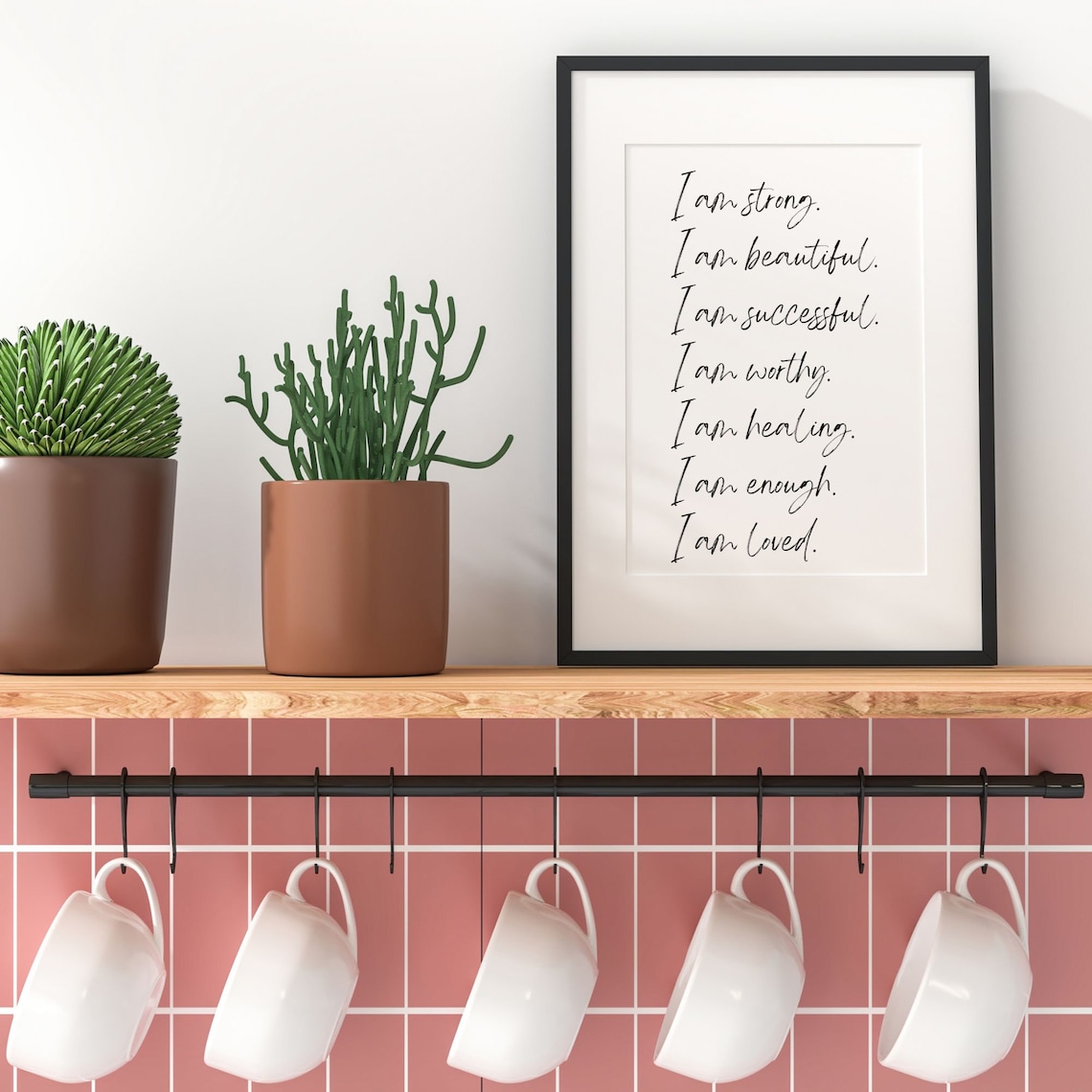 Positive Affirmations Poster Printable Positive Inspirational - Etsy