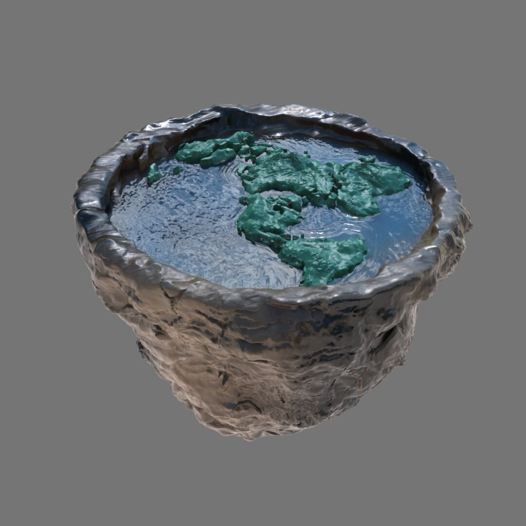 Flat Earth Gleason Concept. STL Files for 3D Printing. optimized - Etsy ...