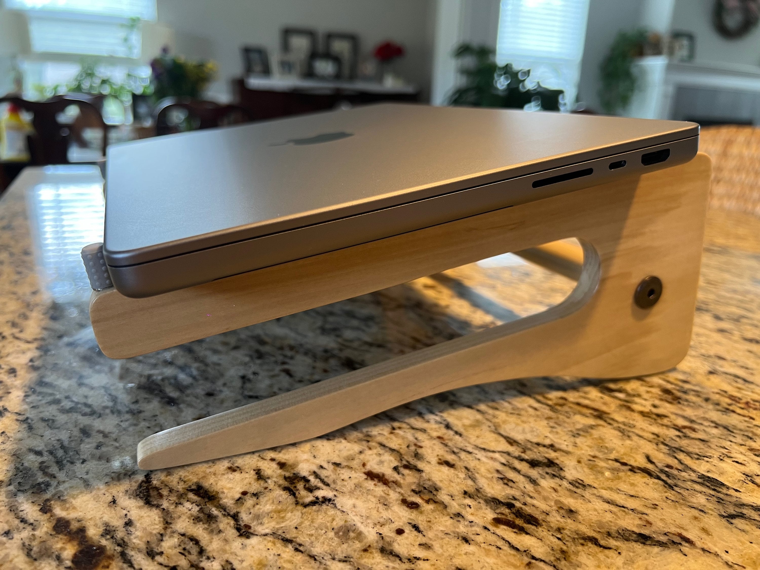 Handcrafted Poplar Wood Laptop Stand - Etsy