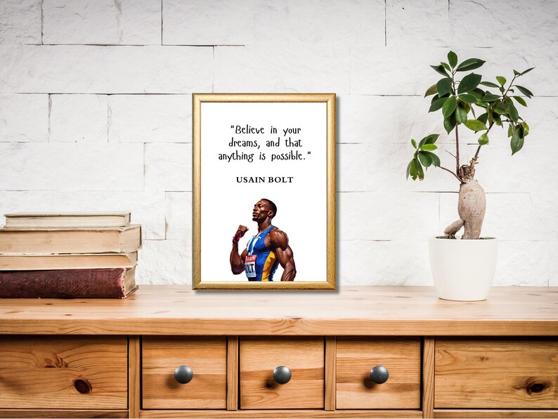 Famous Athletes Poster Set of 12, Inspirational Posters Classroom Decor ...