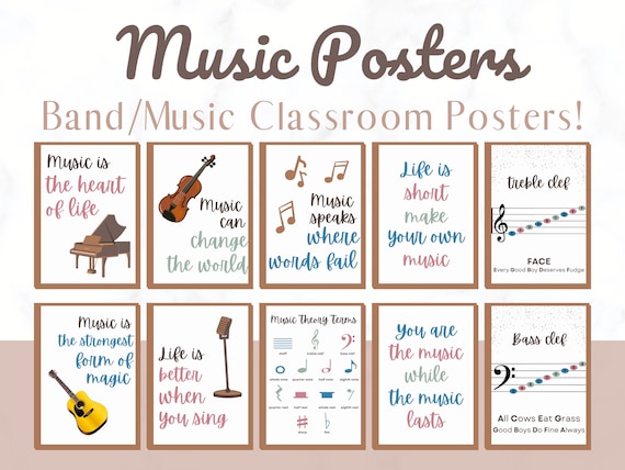 Music Education Posters Classroom