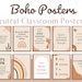 Growth Mindset Posters | Classroom Posters | Neutral Boho Posters ...