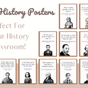 Historical Figures Posters | Famous Historical Figures | History ...