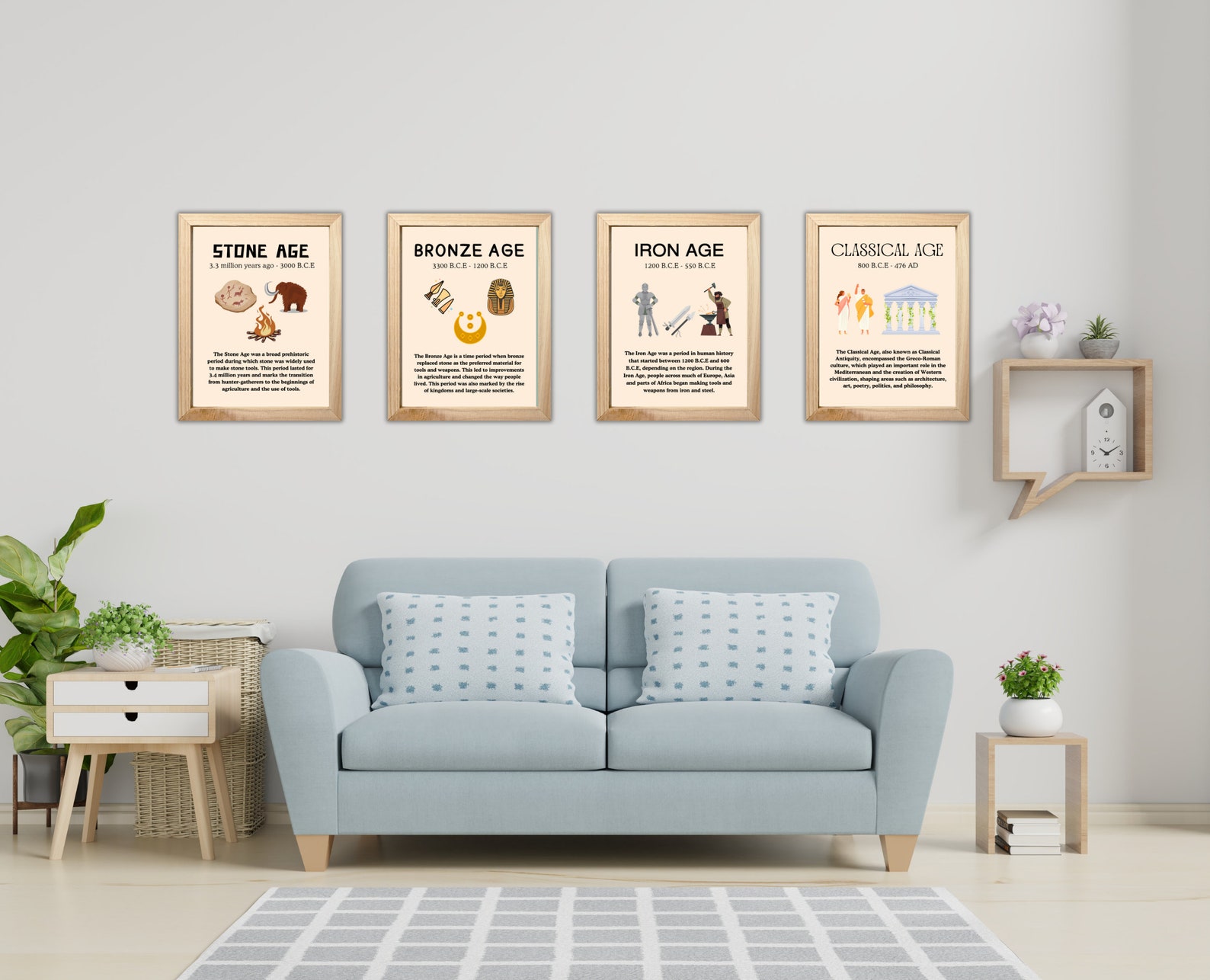 Historical Eras Posters, History Classroom Decor, History Prints ...