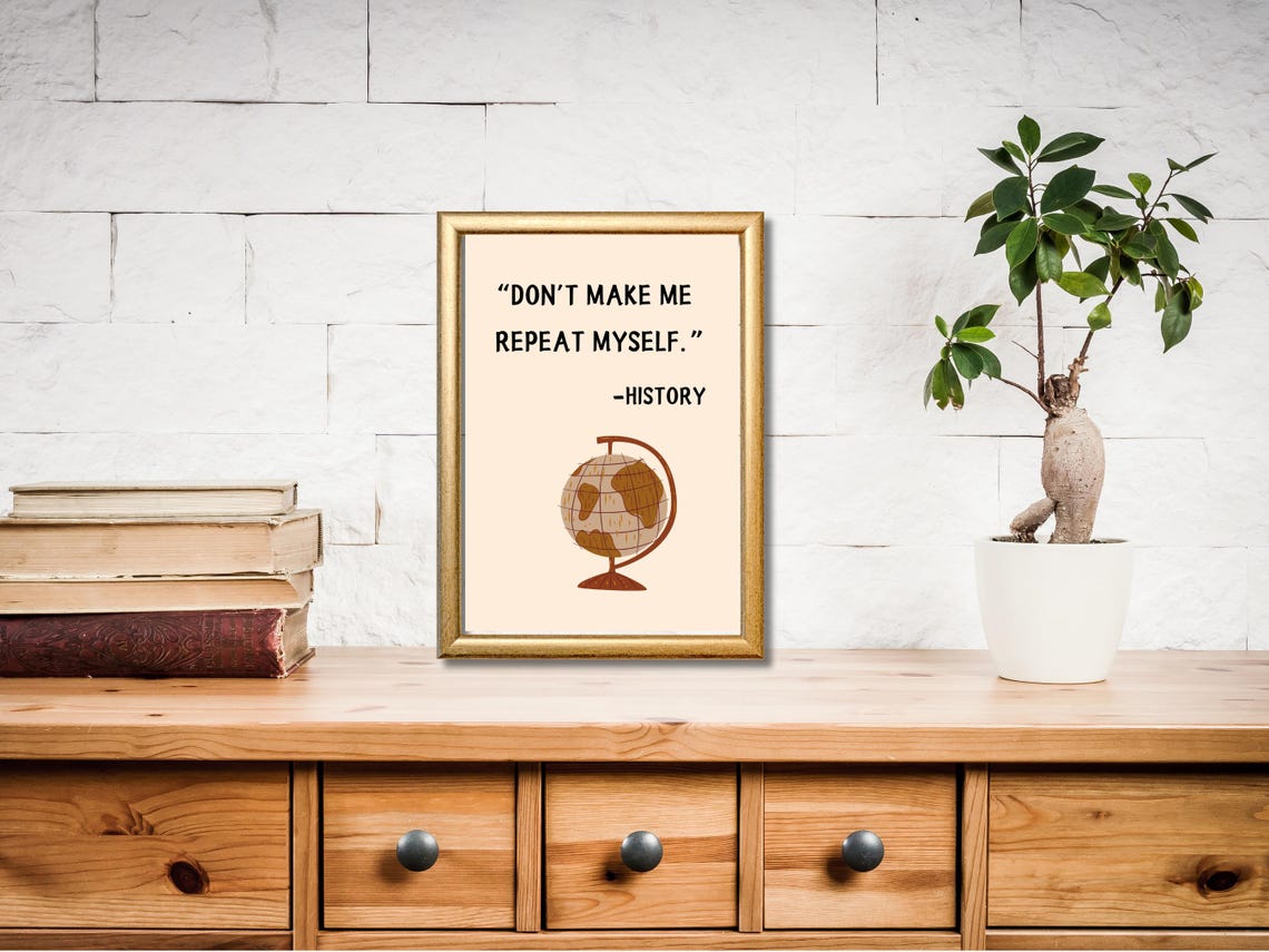 History Classroom Decor | Funny History Posters | Social Studies ...