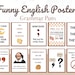 10 Funny English Classroom Posters Printable, Grammar Punctuation ...