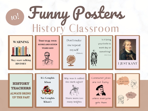 History Classroom Posters