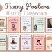 History Classroom Decor Funny History Posters Social Studies Classroom ...