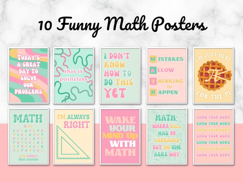 Funny Math Posters, Math Class Decor, Math Teacher, Math Classroom ...